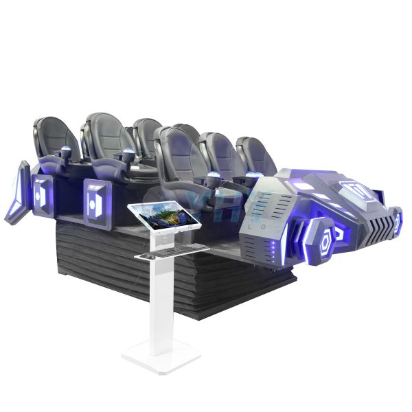 Quality 9 Seats Indoor 9D VR Cinema Game Machine with Metal & Plastic Construction High for sale