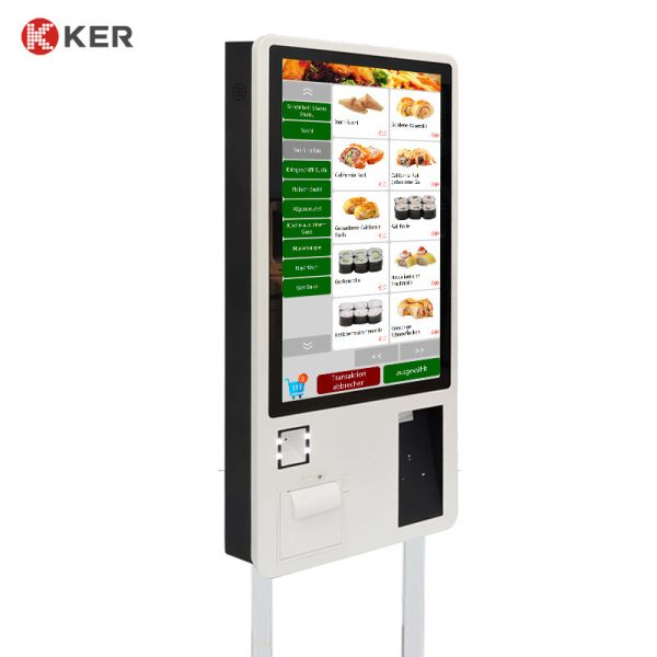 Quality Hot Sale 27 inch Smart Food Self Service Order Kiosk For Order Self Service Terminal for sale