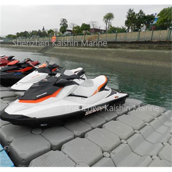 Quality Drop Stitch Material Marine Modular Floating Pontoon Dock Inflatable For for sale