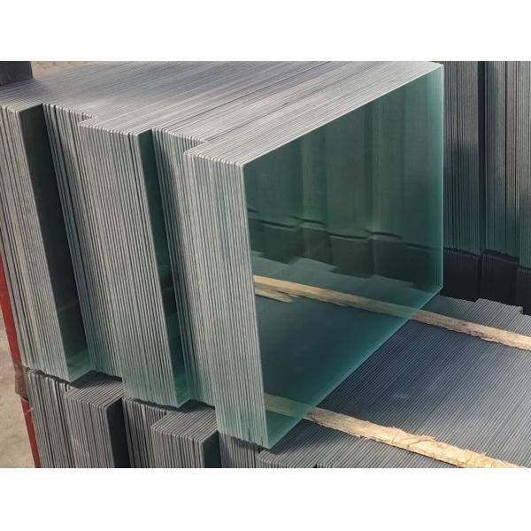 Quality White Translucent Frosted Square Tempered Glass for sale