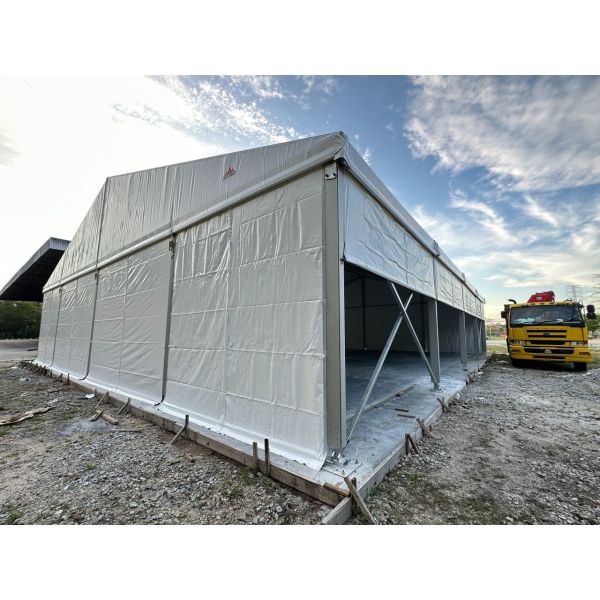 Quality Modular Industrial Outside Storage Tents With Reinforced Aluminum Framework for sale
