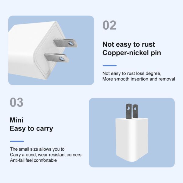 Quality 5V 1A USB Wall Charger For Cell Phone IP20 Protection Grade RoHS for sale