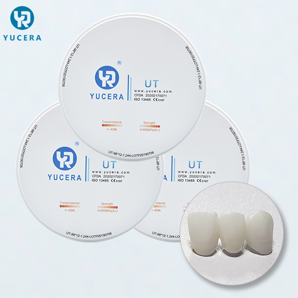 Quality 49% translucency Dental Zirconia Blank for sale