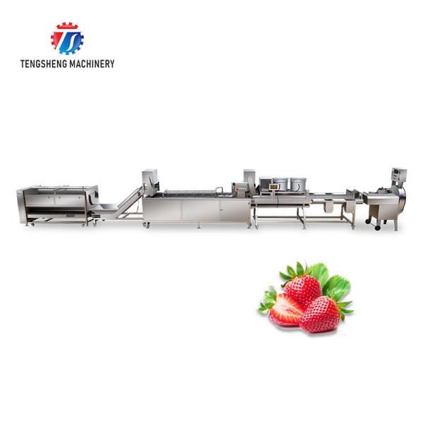 Quality SS304 Fruit And Vegetable Processing Line For Central Kitchens for sale