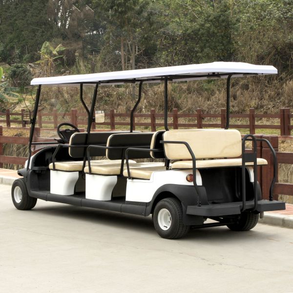 Quality 11 Seater Battery Power Electric Golf Buggy , Electric Sightseeing Car CE Approved for sale