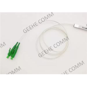 Quality Mini Steel Tube LC / APC 2x8 Blockless Fiber Optic Cable Splitter for sale