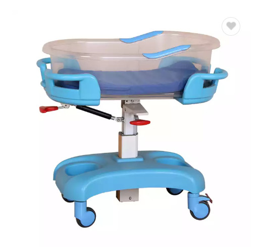 Quality Hospital Furniture Adjustable Infant Hospital Bed Baby Cot OEM for sale