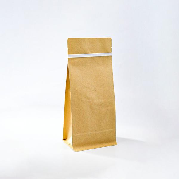 Quality Refoldable Kraft Paper Coffee Tea Packaging for sale