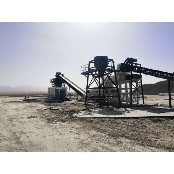 Quality Twin-shaft Concrete Mixer Concrete Batching Plant Totally Automatic Control System Ready Mix Concrete Batching Plant for sale