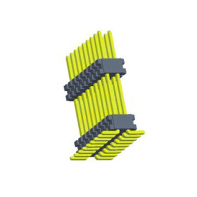 Quality Dual Row PCB Header Connector , SMT Spacer Board To Board Pin Header 0.8*1.2mm for sale