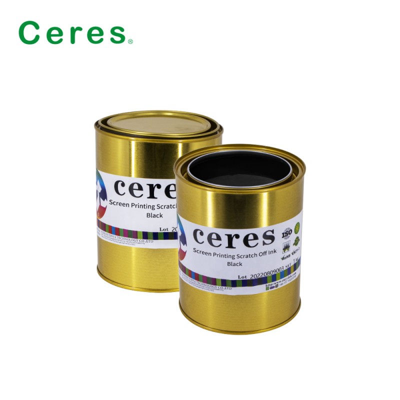 Quality Ceres Coating Screen Printing Silver Scratch Ink for sale