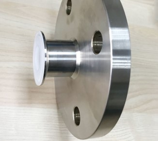 Quality 3A 50.5mm PTFE Lined Pipe Fittings EN PN16 Ptfe Lined Flange for sale