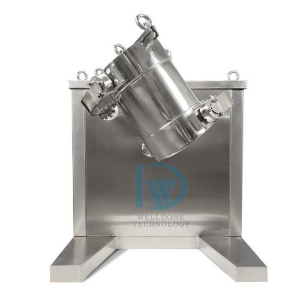 Quality Food 3D Powder Mixer Powder Granules Mixer 3D Revolving Drum Mixer for sale