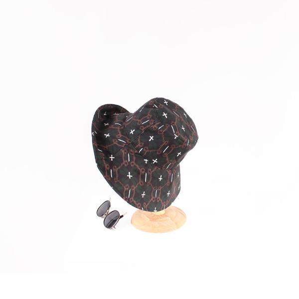 Quality Big Brim Zebra Print Organic Cotton Bucket Hat for sale