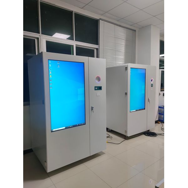 Quality Multi Language Solid Waste Recycling Solution Bottle Can RVM Systems 49 Inch Touch Screen for sale
