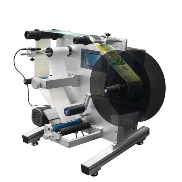 Quality Semi Automatic Round Bottle Sticker Labeling Machine With Touch Screen for sale