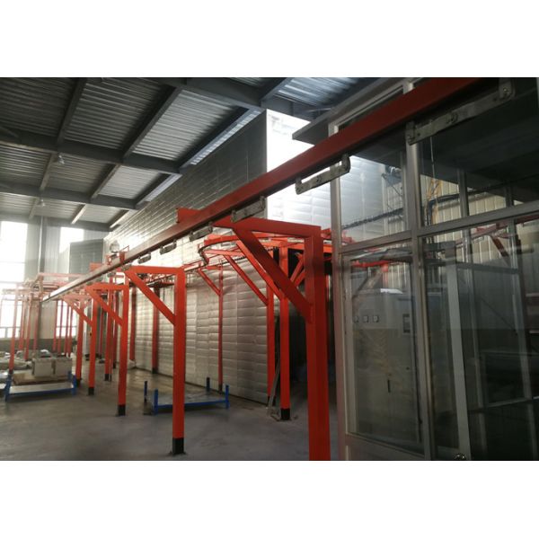 Quality Professional Steel Substrate Automatic Powder Coating Machine With 2 Reciprocato for sale