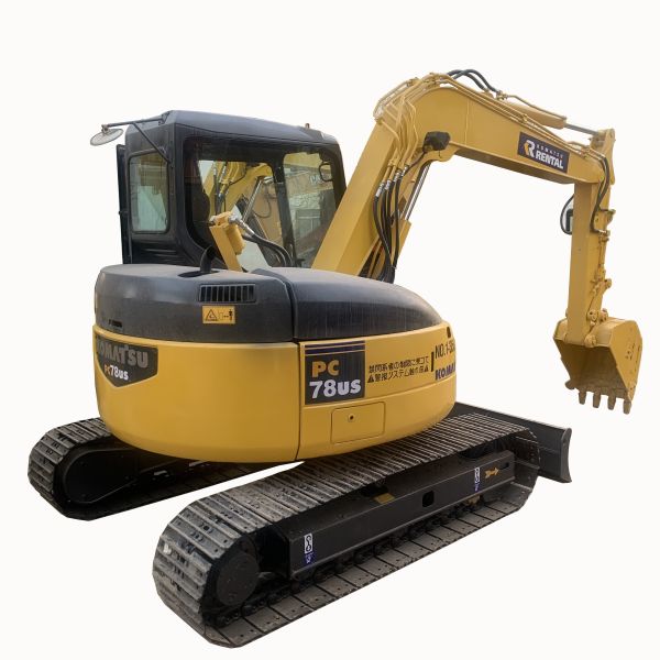 Quality Japan KOMATSU Pc78us 7 Ton Mini Crawler Excavator in Shanghai 0-2000 Working Hours for sale