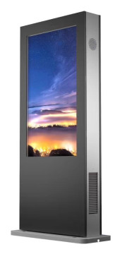 Quality 65inch Waterproof Digital Signage with 2500 Nits Brightness 16.7M Color Remote for sale
