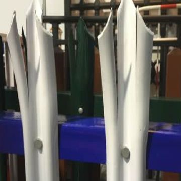 Quality Customized heavy duty palisade fence panels W type head top palisade fencing for sale