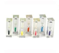Quality Christmas Acrylic Hourglass one Minute Three Minute Hourglass Sand Timer for sale