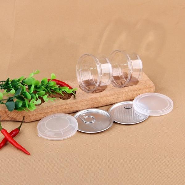 Quality Clear Pet Jars Plastic Container For Powder Nuts for sale