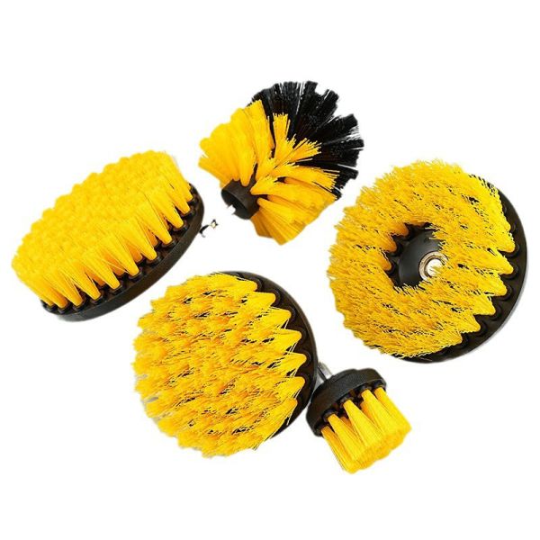Quality 5pcs Drill Cleaning Brush Power Scrubber Brush Car Cleaning Brush Set for sale