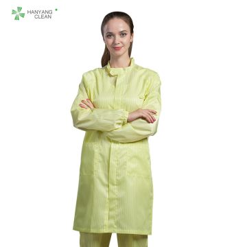 Quality ESD antistatic lint-free and dust-proof polyester lab coat and smock for the for sale