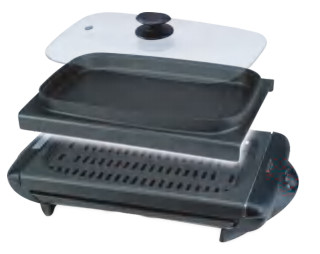 Quality Anti Abrasion Home Tabletop Smoke Free BBQ Grill With Infrared Heat for sale