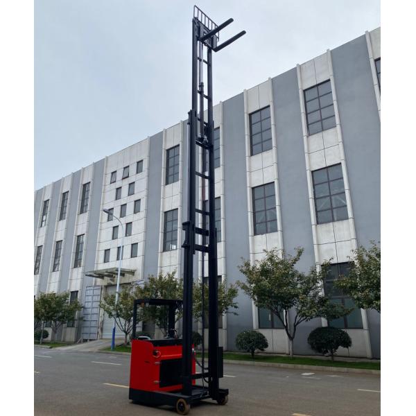 Quality Seat type for large capacity 6m lifting height reach stacker trucks for sale