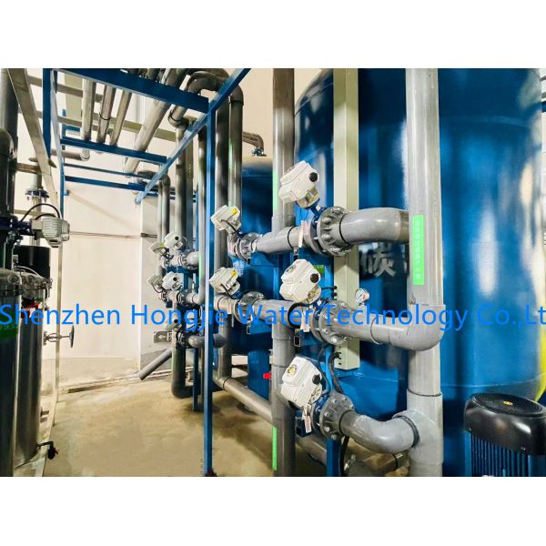 Quality 10T/H Industrial RO Water Purification System with Conductivity < 10μs/cm and Full Automatic PLC Control for Aquarium and Aquaculture for sale