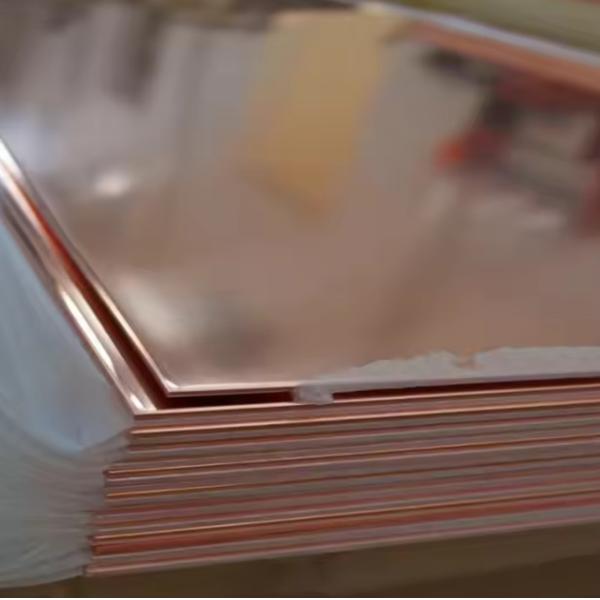 Quality 20 Gauge 2mm Copper Sheet C1100 99.9% Pure Copper Plate Electrolytic for sale