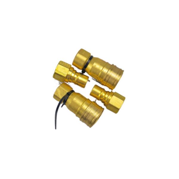 Quality 3000PSI Thread To Connect Tubular Valve Brass Coupling for sale
