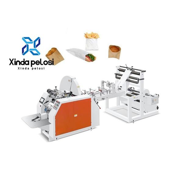 Quality Automatic V Bottom Paper Bag Manufacturing Machine 400Pcs/Min for sale
