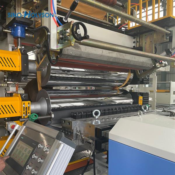 Quality 1220*2240mm PVC Artificial Marble Sheet Making Machine With 36.9 Rpm Screw Speed for sale