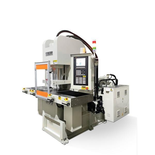 Quality 85 Ton Power Cord Vertical Injection Molding Machine With Double Slide for sale