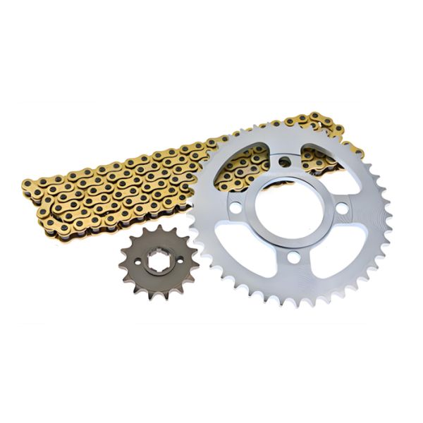 Quality High Quality Motorcycle Drive Chain Sprocket Set for ITALIKA RT180 FT180 FT200 for sale