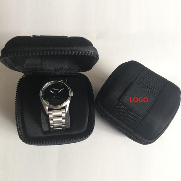 Quality Durable 3D EVA Pocket Watch Display Case Storage Box Debossing Logo for sale