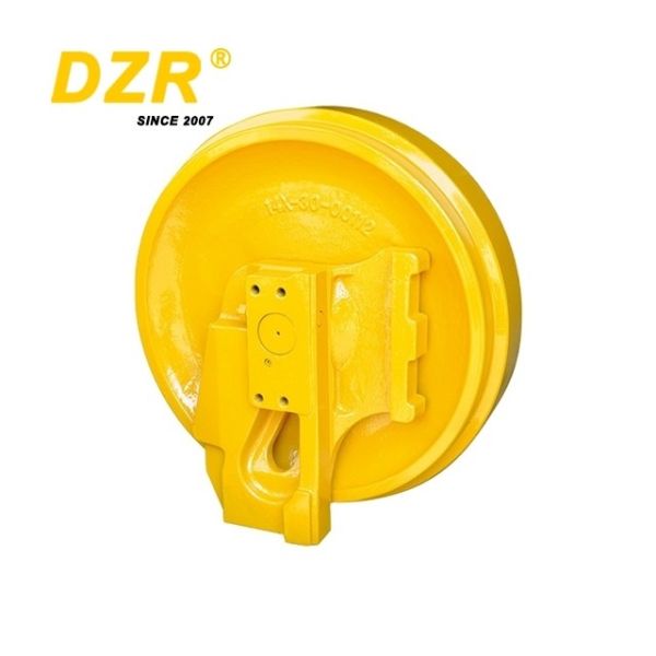 Quality Yellow or Black Customized 40SiMnTi/40Mn2 Front Idler Wheel for D65-12 Bulldozer for sale