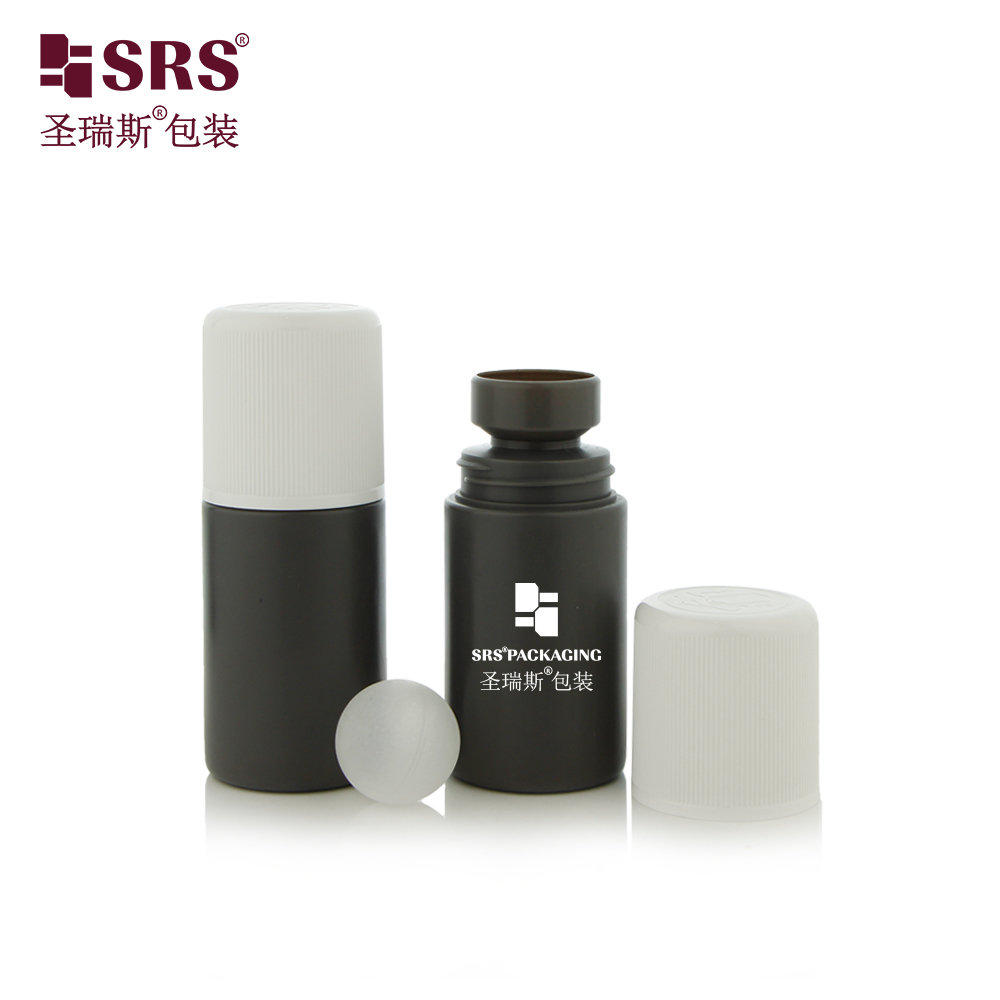 Quality RPPC1-60ML Wholesale Customize Colored Matte Glossy Roll On Deodorant Bottle for sale