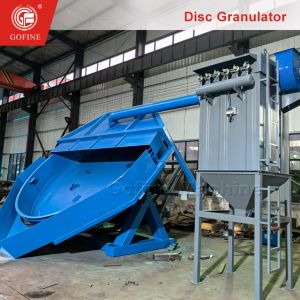 Quality High Efficiency Disc Organic Fertilizer Granulator , Ceramic Sand Proppant Disc for sale