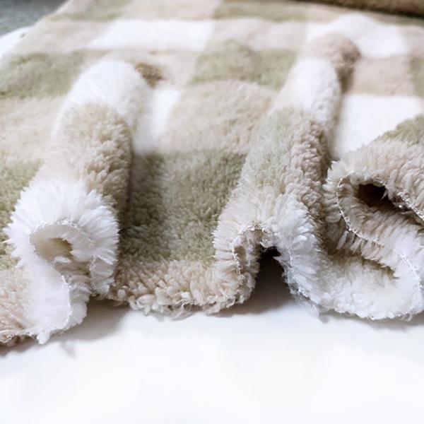 Quality Plaid Printed Shu Velveteen Fabric 100% Polyester 280gsm for sale