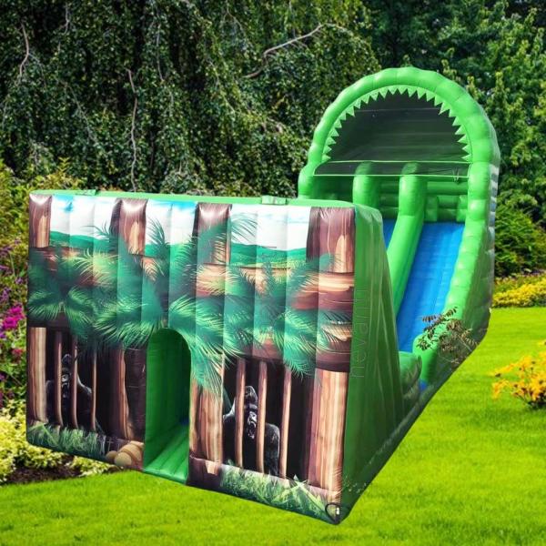Quality Outdoor Inflatable Kids Slide with Air Tight Design and Accessory Packing Bag for sale
