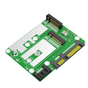 Quality Dual M.2 SSD to Dual SATA3 Adapter with 2230/2242/2260 Compatibility for for sale