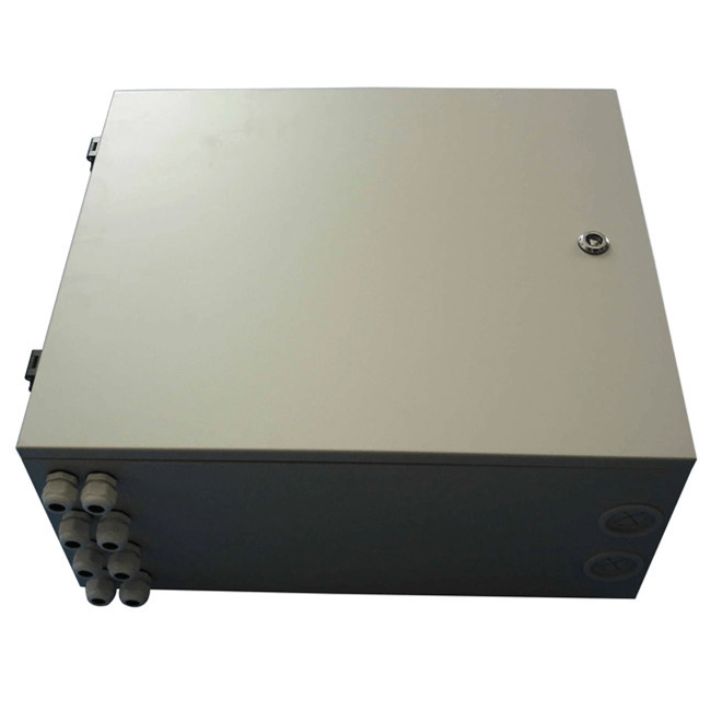 Quality Grey Fiber Optic Enclosure Outdoor LC ODF Fiber Distribution Terminal 96 Core for sale