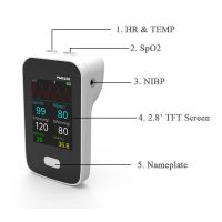 Quality SpO2 ECG Portable Signos Vitales Patient Monitor Vital Sign Monitor for sale