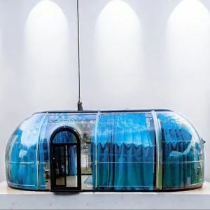 Quality 18 - 20 Person Homes Prefab Wind Resistant Oval Extra Large Garden Dome House for sale