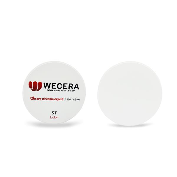 Quality B3 D98*12mm Pre Sintered Dental Zirconia Blank Blocks ST Color For Wieland System for sale