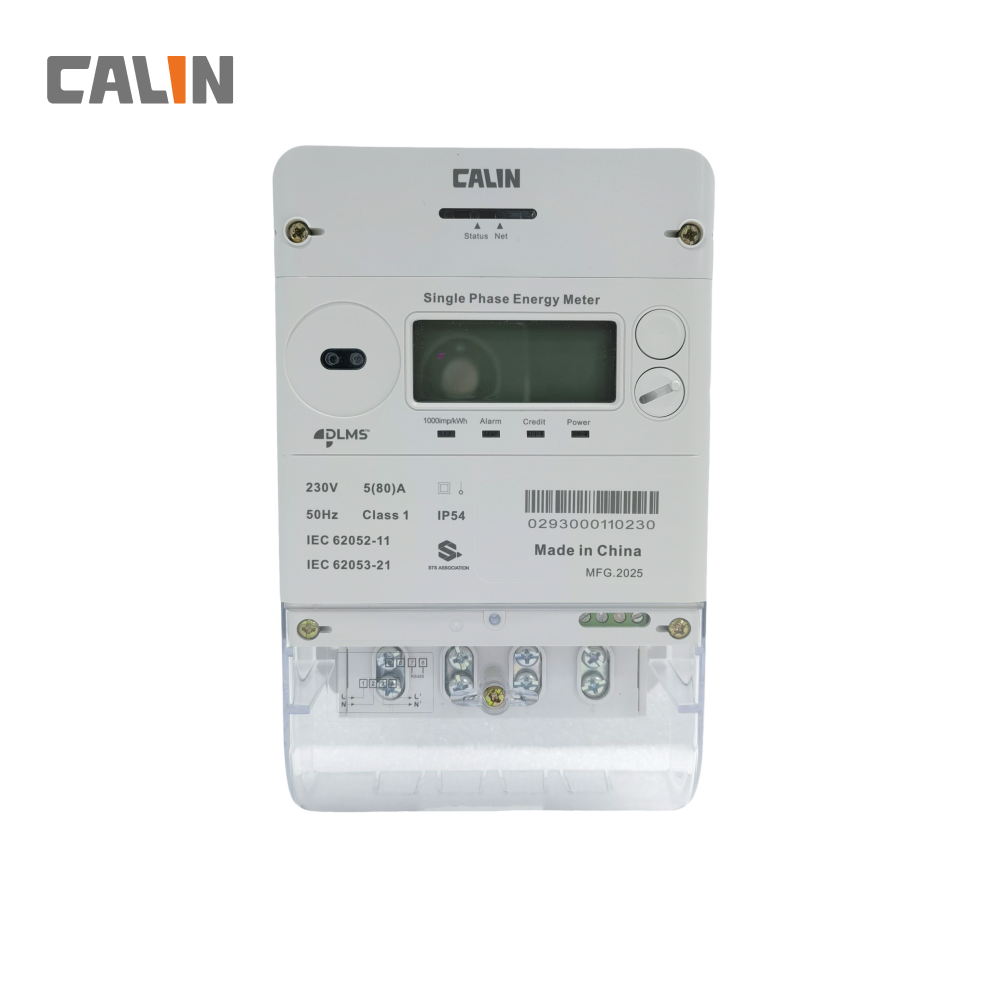 Quality Backlit LCD Display Prepaid Electricity Meters , Residential Electric Meters for sale