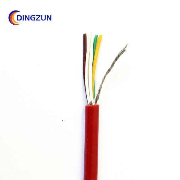 Quality SIHF Flexible Silicone Wrap 4 Cores Shielded Cable 450V 750V for sale